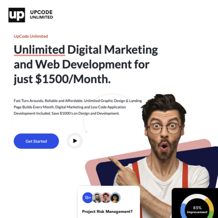 UpCode | Unlimited Digital Marketing and Web Development for $1,500/mo.